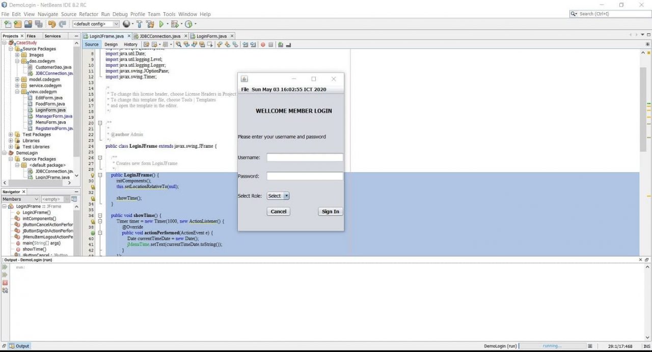 Tạo Form đăng Nhập Với Java Swing Mysql Admin User